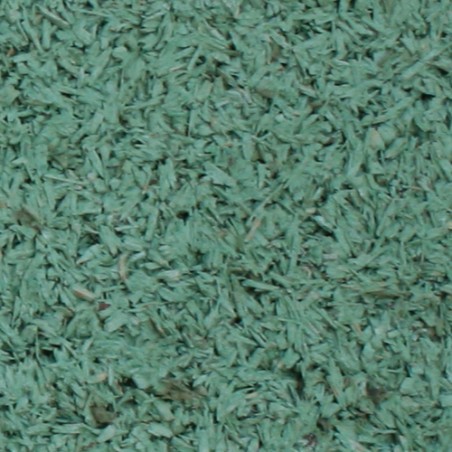 PERMEO : Porous surfacing made of wood aggregates and cement.